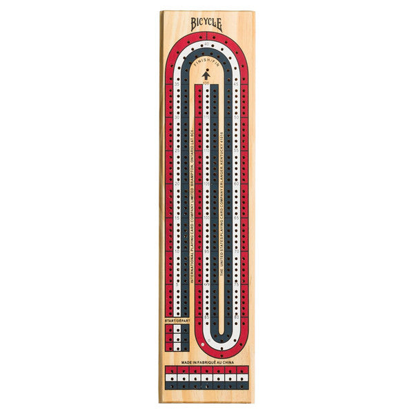 Bicycle: Cribbage Board 3 Track Color Coded (2025 printing) – Cats In ...