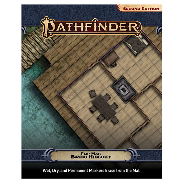 Pathfinder 2E: Flip-Mat: Bayou Hideout – Cats In Hat Inc.