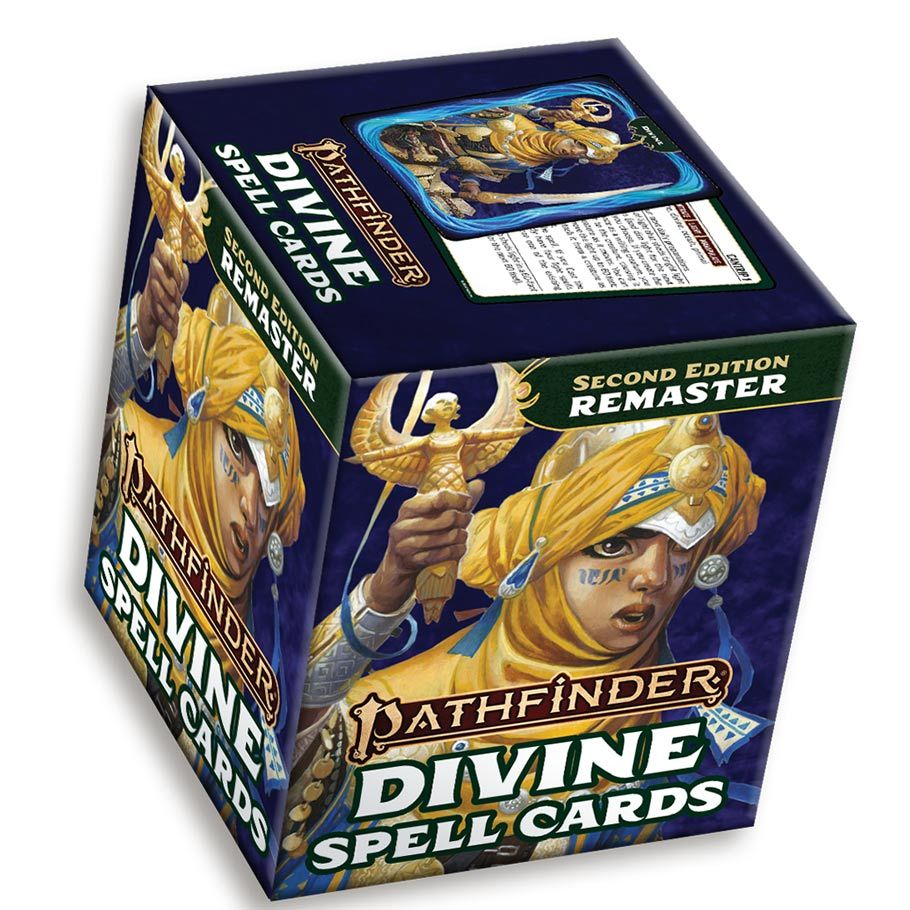 Pathfinder 2E: Divine Spell Cards (Remastered) – Cats In Hat Inc.