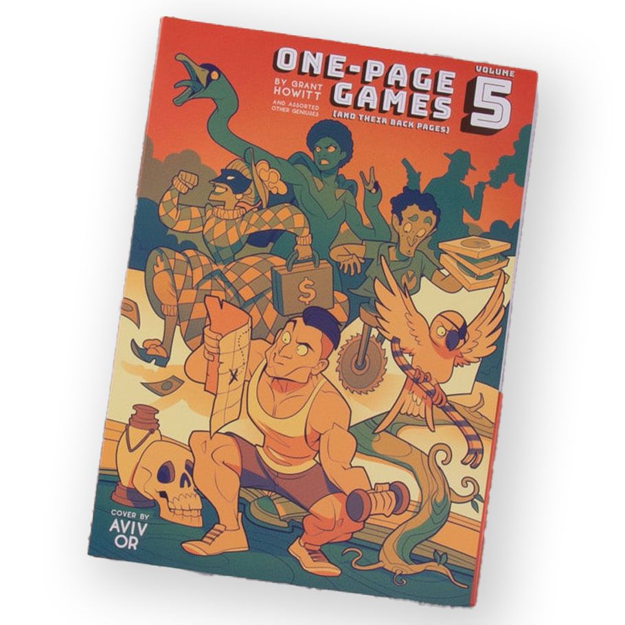 One Page Games Volume 5 – Cats In Hat Inc.